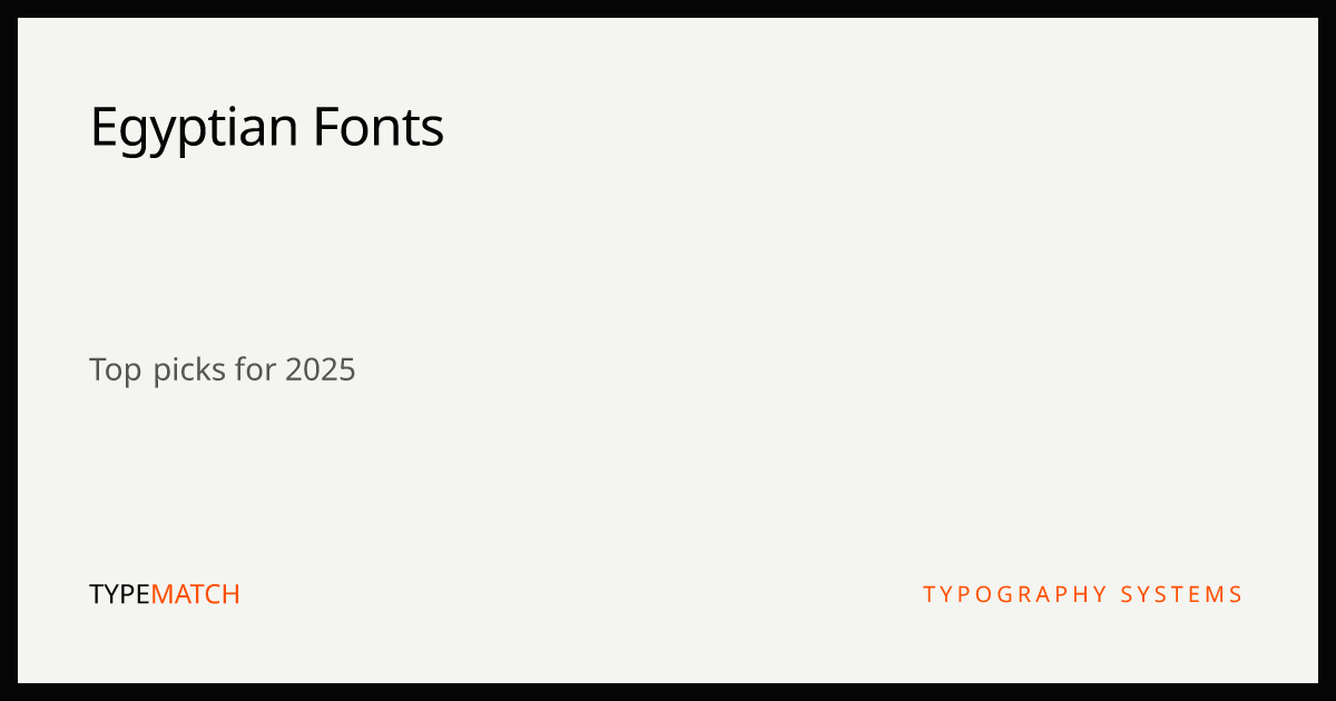 10 Best Egyptian Fonts in 2025 - Top Google Fonts